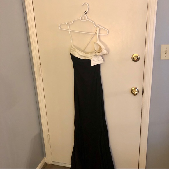 Cache | Dresses | Cache Formal Dress With Oversized Bow | Poshmark